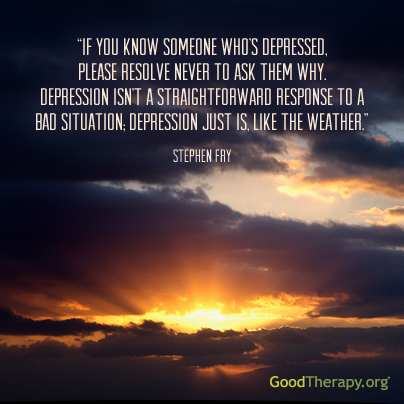 GoodTherapy | 8 Quotes to Help Explain How Depression Feels